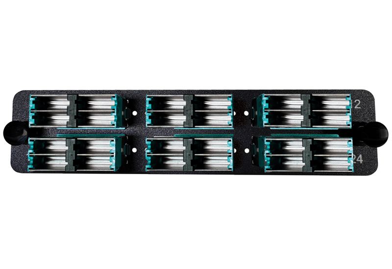 48F SN Single-mode Blue Adapter Panel with IP5x Automatic Dust